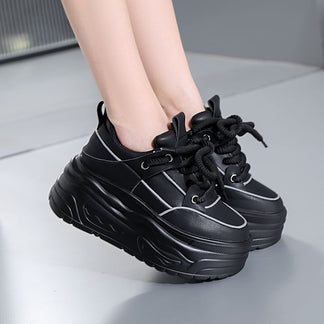 Lace-Up Platform Sneakers – Wonderland Case